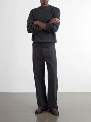 MARGARET HOWELL Seamless Merino Wool And Cashmere-blend Sweater
