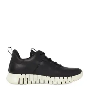 Ecco Logo Sneakers - Black