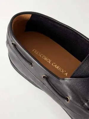 Frescobol Carioca Marina Full-grain Leather Boat Shoes