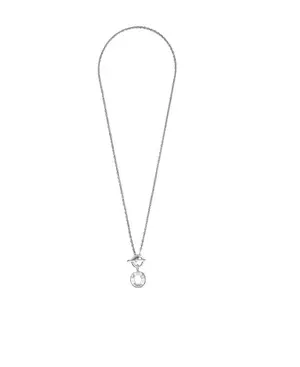 Hermès Amulettes H Necklace - Gray