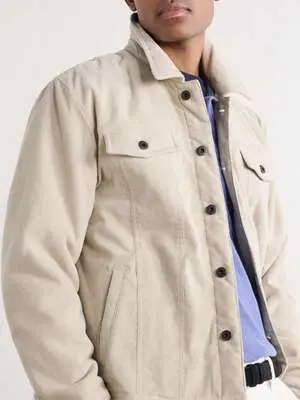 JAMES PERSE Stretch-cotton Corduroy Blouson Jacket