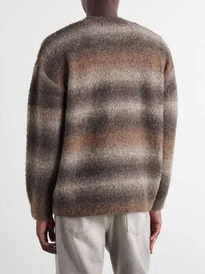 FRIZMWORKS Striped Bouclé Sweater