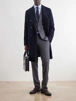 Canali Double-breasted Wool Coat