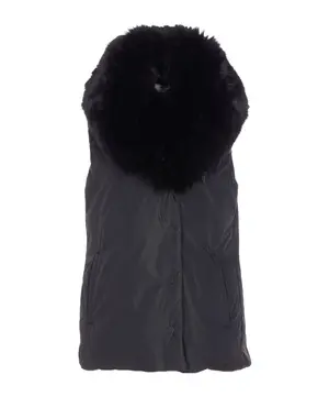 YVES SALOMON Belted Down Jacket - Black