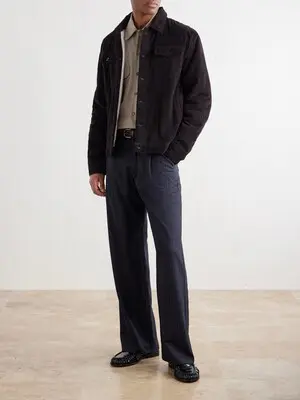 JAMES PERSE Stretch-cotton Corduroy Blouson Jacket