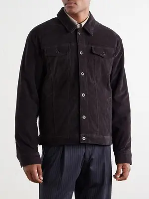 JAMES PERSE Stretch-cotton Corduroy Blouson Jacket