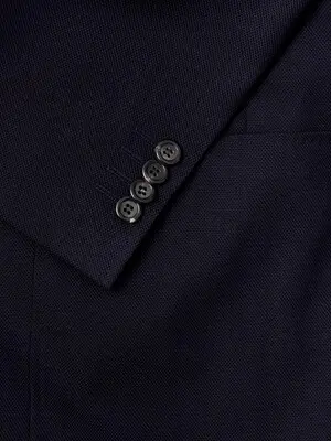 Canali Kei Wool-blend Blazer - Blue