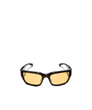 Gucci Rectangular-frame Sunglasses - Brown Hawksbill Pattern