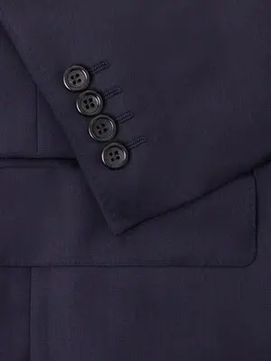 Canali Impeccabile Wool-fresco Suit Jacket