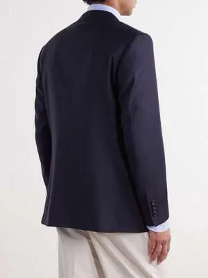 Canali Impeccabile Wool-fresco Suit Jacket