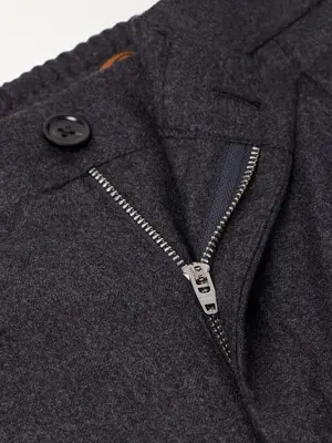 Zegna Straight-leg Wool, Cashmere And Silk-blend Trousers