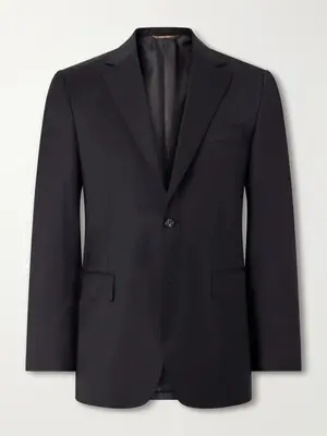 Canali Impeccabile Wool-fresco Suit Jacket