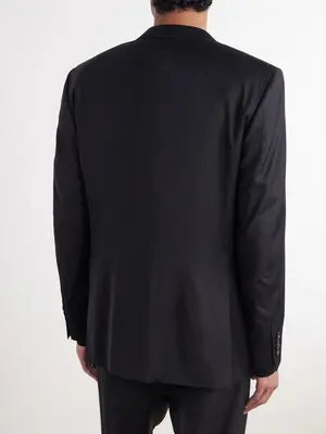Canali Impeccabile Wool-fresco Suit Jacket