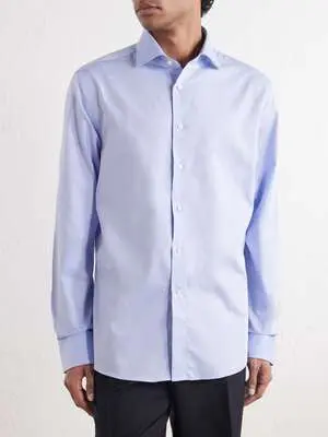 Canali Impeccabile Cotton-poplin Shirt