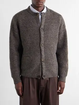 FRIZMWORKS Knitted Cardigan - Brown
