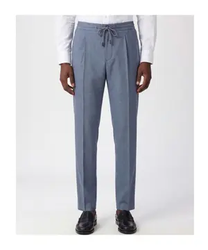 Incotex Drawstring Pleated Trousers