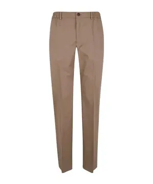 Incotex Elasticated Trousers - Medium Nut