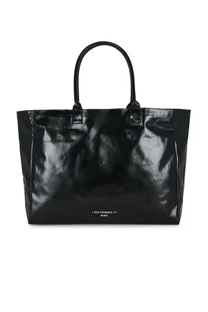 ANINE BING Leo Coated Canvas Tote