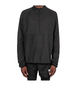 Satisfy Sweatshirt Half-zip Fuzzfleece Ad - Phantom