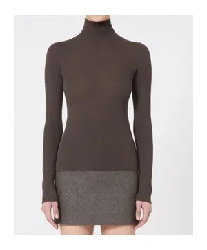 Max Mara Mxscavallo Ribbed Turtleneck Top