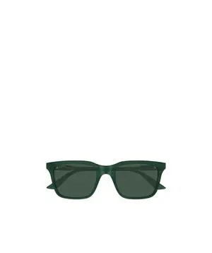 Gucci Rectangle Frame Sunglasses - Transparent Green