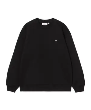 Carhartt Work In Progress Small Heart Patch Sweatshirt - Black