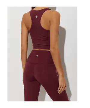 ANINE BING Elina Logo-print Racerback Top