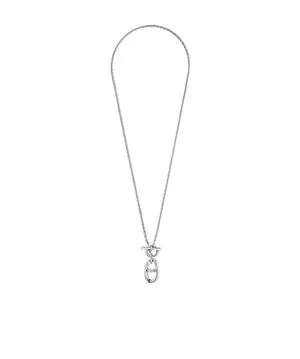 Hermès Chaine D'ancre Pendant Necklace - Gray