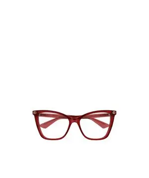 Gucci Cat-eye Eyeglasses - Transparent Red
