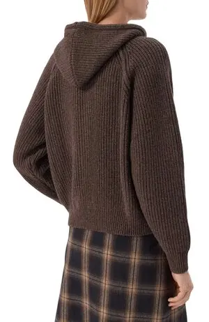 DUNST Hooded Zip-up Cardigan