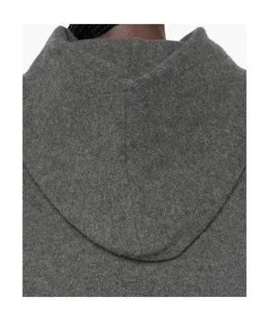 RÓHE Hooded Long-sleeved Sweater - Dark Gray