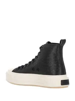 Amiri Python Embossed Ma Court Hi Sneakers