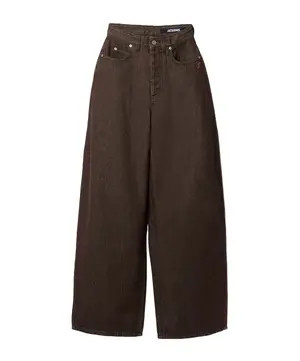 Jacquemus Ovalo High-rise Barrel-leg Jeans