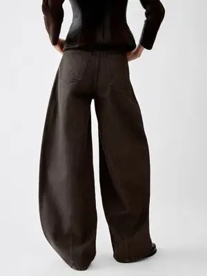 Jacquemus Ovalo High-rise Barrel-leg Jeans
