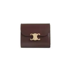 Celine Small Flap Wallet - Brown