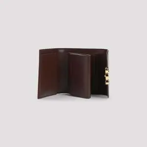 Celine Small Flap Wallet - Brown