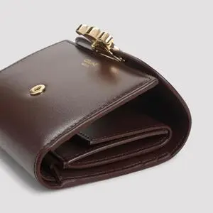 Celine Small Flap Wallet - Brown