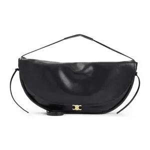 Celine Halfmoon Soft Handbag - Black
