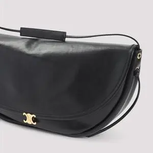 Celine Halfmoon Soft Handbag - Black