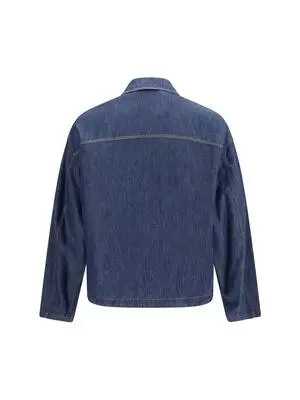 Loewe Cotton Zip Jacket - Blue
