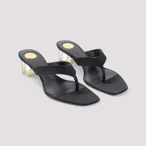 Saint Laurent Sip Sandals - Black