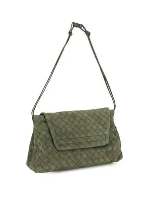 Bottega Veneta Giorno Shoulder Bag - Green