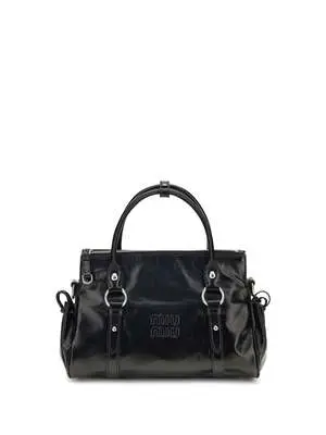 Miu Miu Leather Handbag - Black