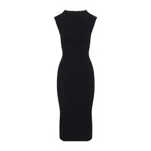 Jacquemus Alba Midi Dress - Black