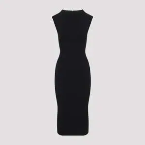 Jacquemus Alba Midi Dress - Black