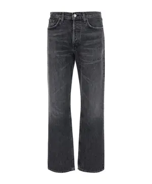 AGOLDE Lana Straight-leg Jeans - Grey