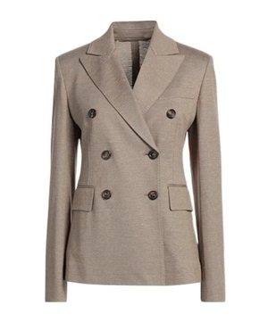 Max Mara Double-breasted Blazer - Nude