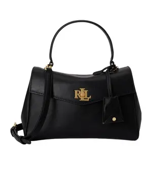 Ralph Lauren Small Bag With Double Compartments - Black