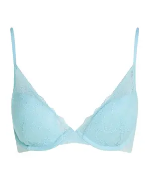 Calvin Klein Lace Triangle Bra - Blue