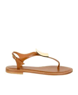 Roberto Festa Procida Embossed Sandals - Brown